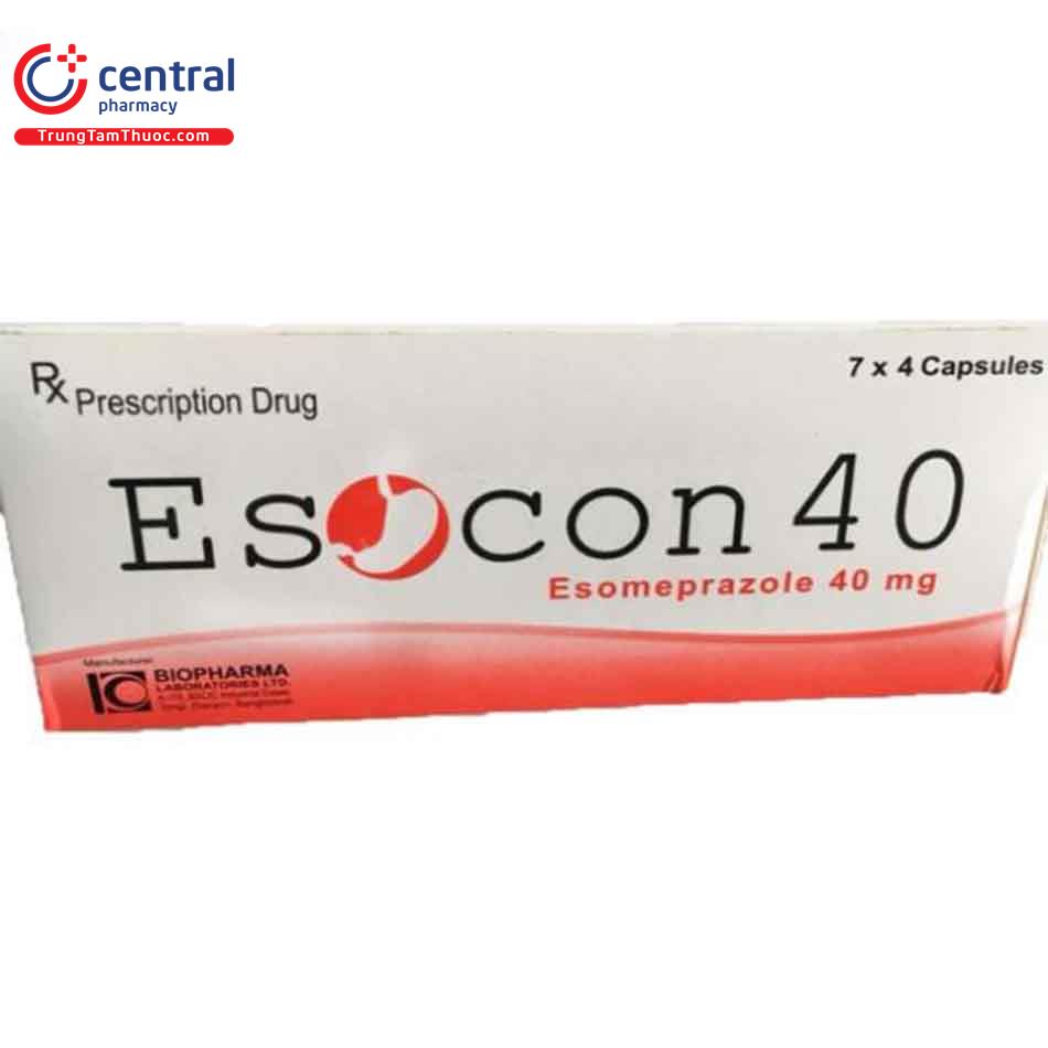 Thuốc Esocon 40 - Sự lựa chọn hoàn hảo chống viêm loét dạ dày