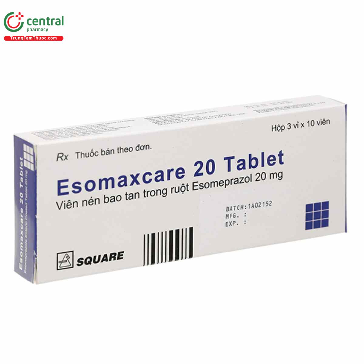 Thuốc Esomaxcare 20 Tablet điều trị loét dạ dày - tá tràng hiệu quả