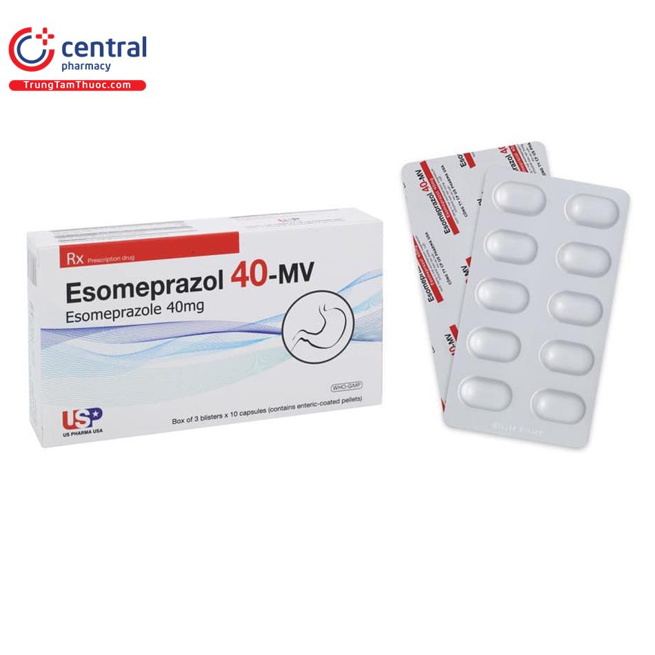 [CHÍNH HÃNG] Thuốc Esomeprazol 40-MV - giải pháp của loét dạ dày
