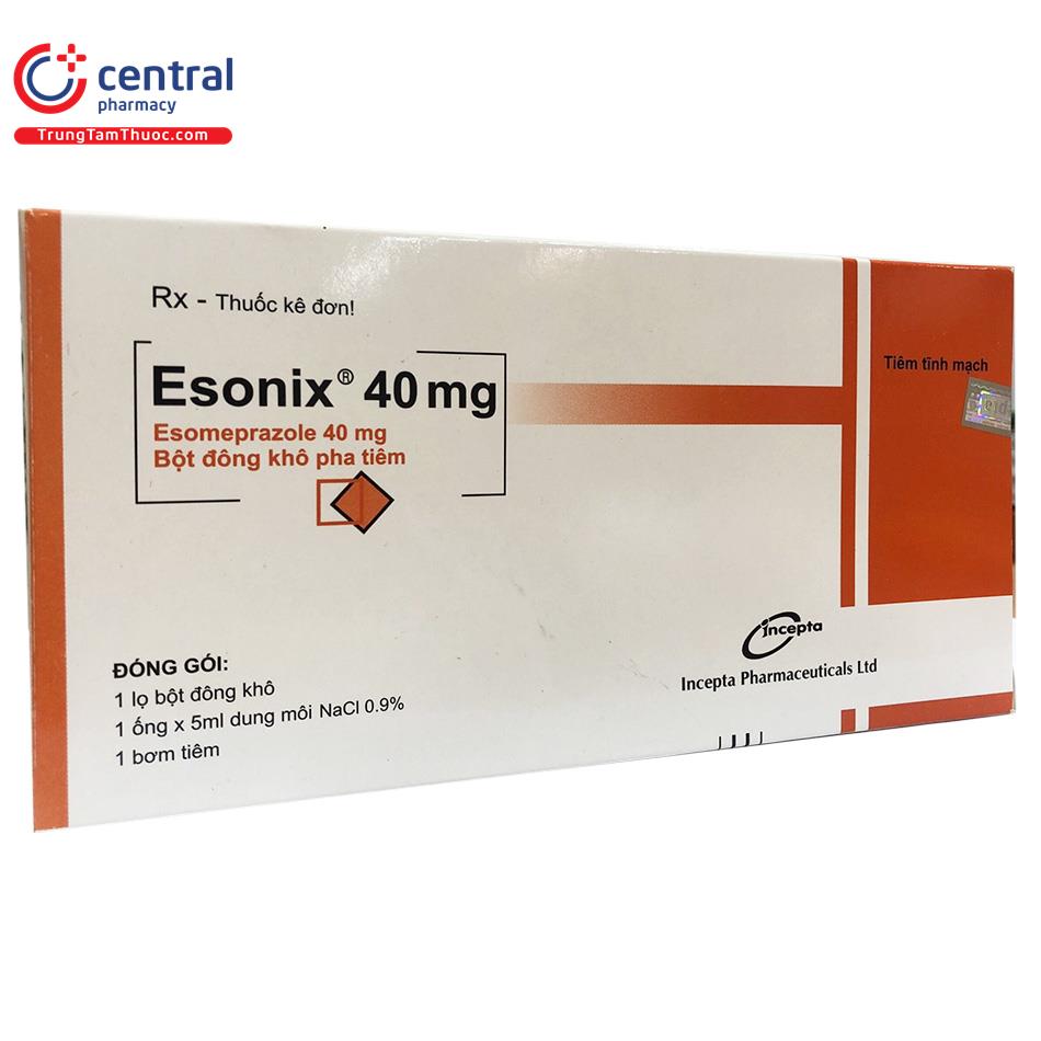 Thuốc Esonix 40mg (Bột đông khô pha tiêm) điều trị viêm loét dạ dày