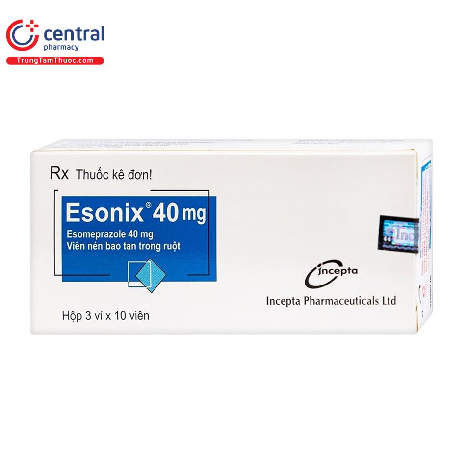 Thuốc Esonix 40mg: tác dụng, liều dùng và giá bán