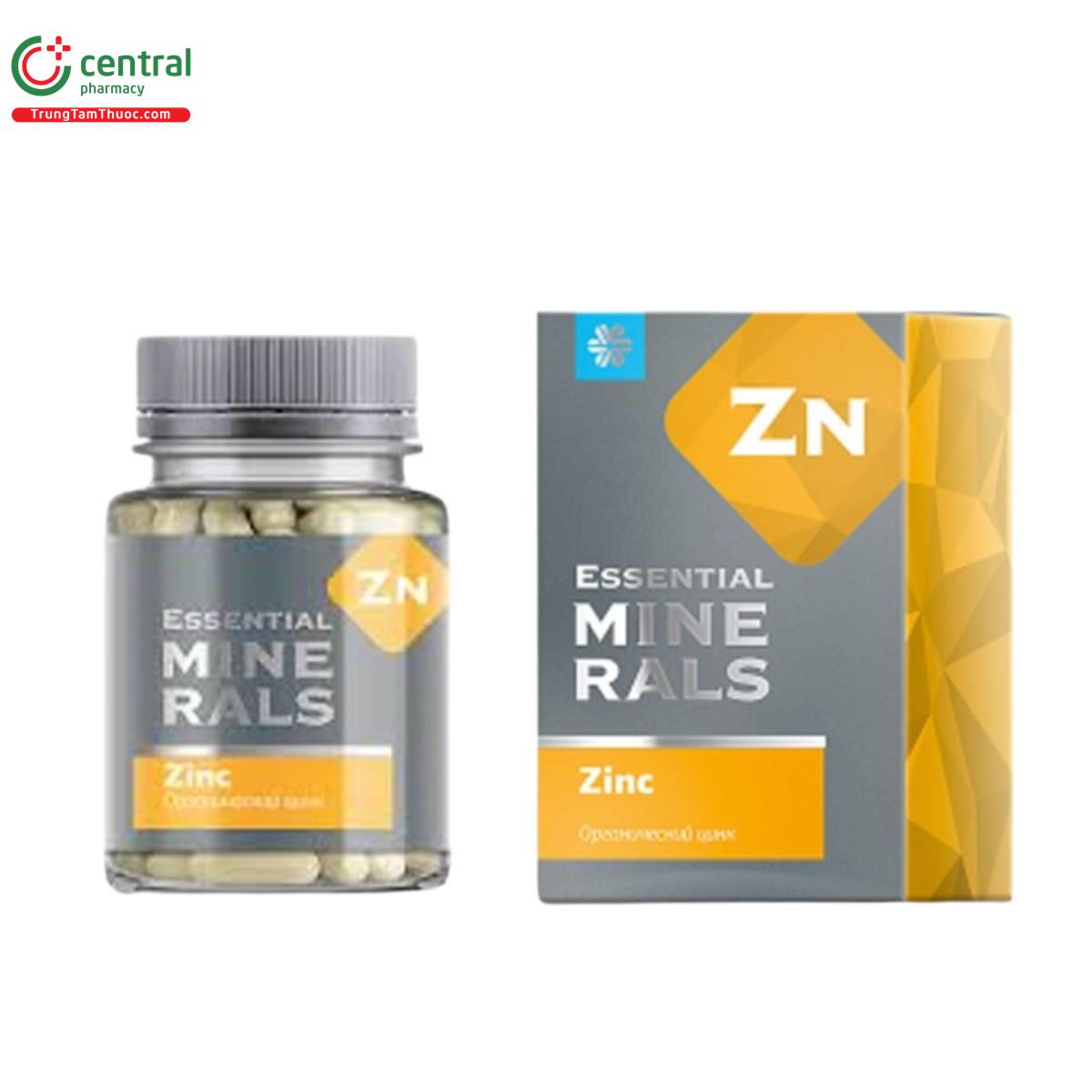 Thuốc Essential Minerals Zinc hỗ trợ tăng cường miễn dịch của cơ thể