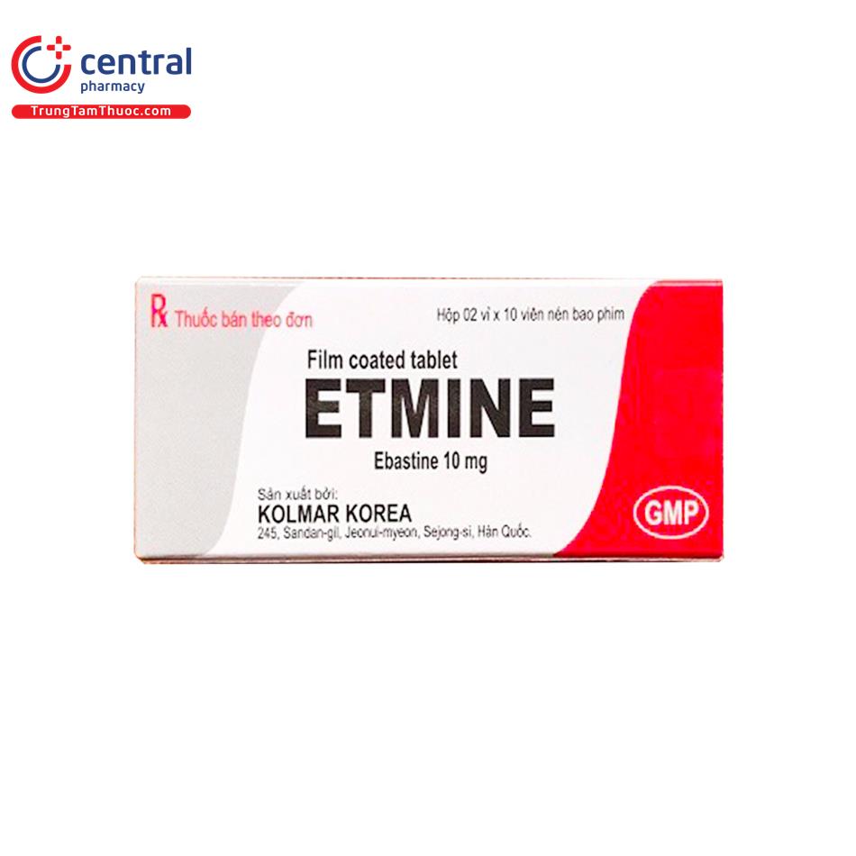 [CHÍNH HÃNG] Thuốc Etmine điều trị dị ứng hiệu quả