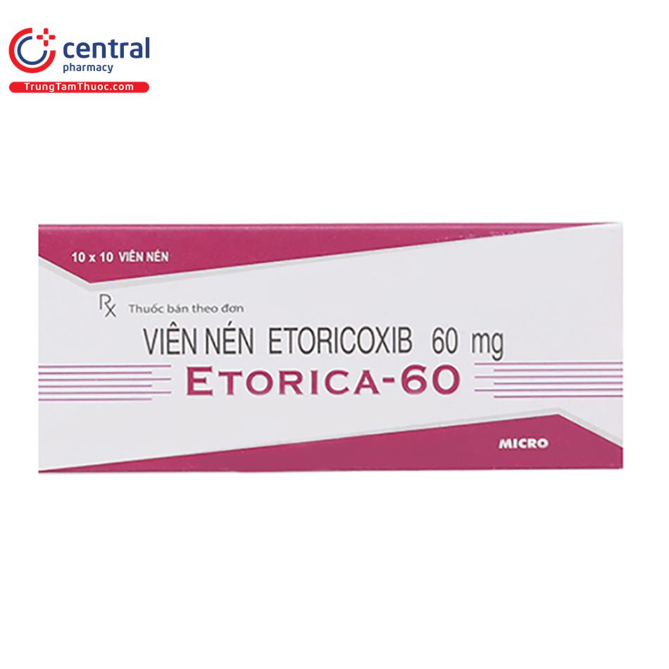 Thuốc Etorica-60 - Thuốc giảm đau và chống viêm xương khớp