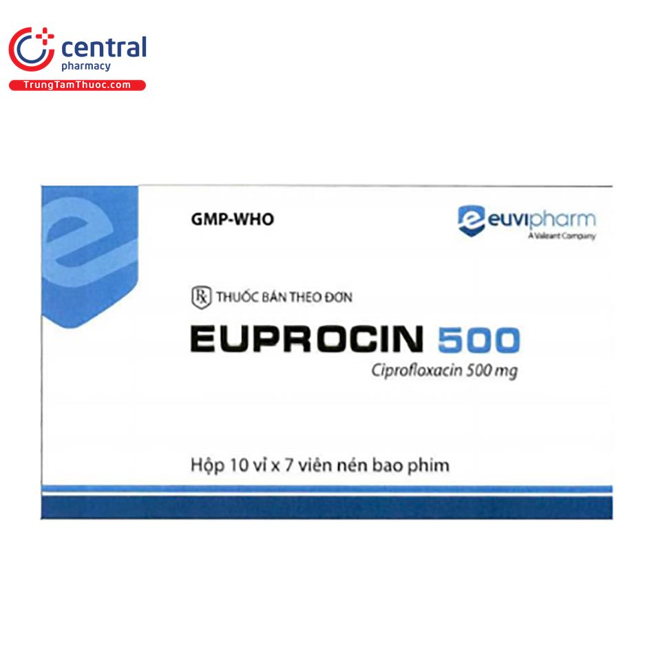 Thuốc Euprocin 500: công dụng, liều dùng, chống chỉ định