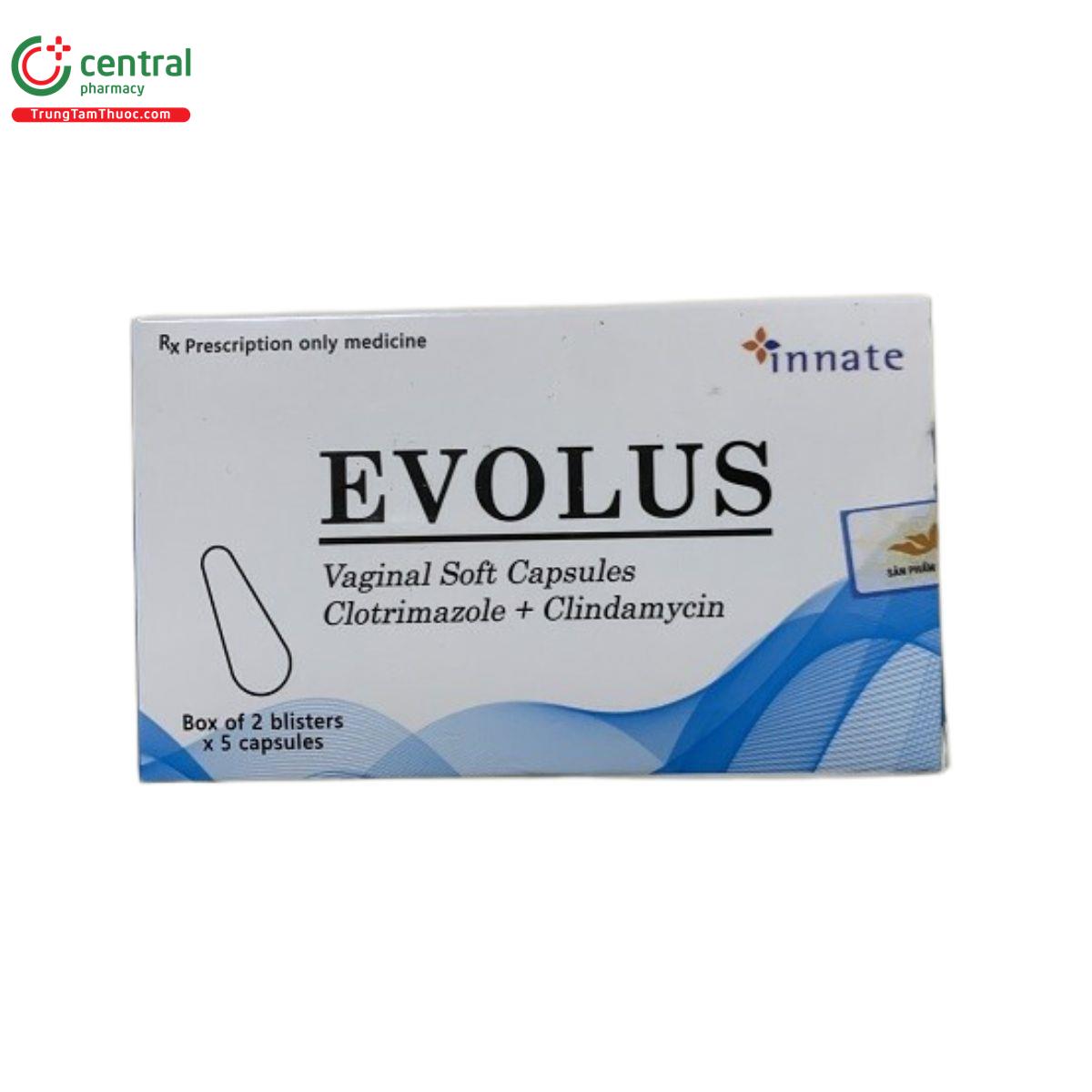 Thuốc đặt âm đạo Evolus - Điều trị viêm nhiễm phụ khoa, viêm âm đạo