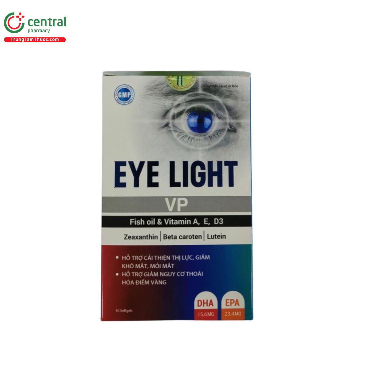 Thuốc EYE LIGHT VP (lọ) bổ sung dưỡng chất cho mắt, giúp sáng mắt