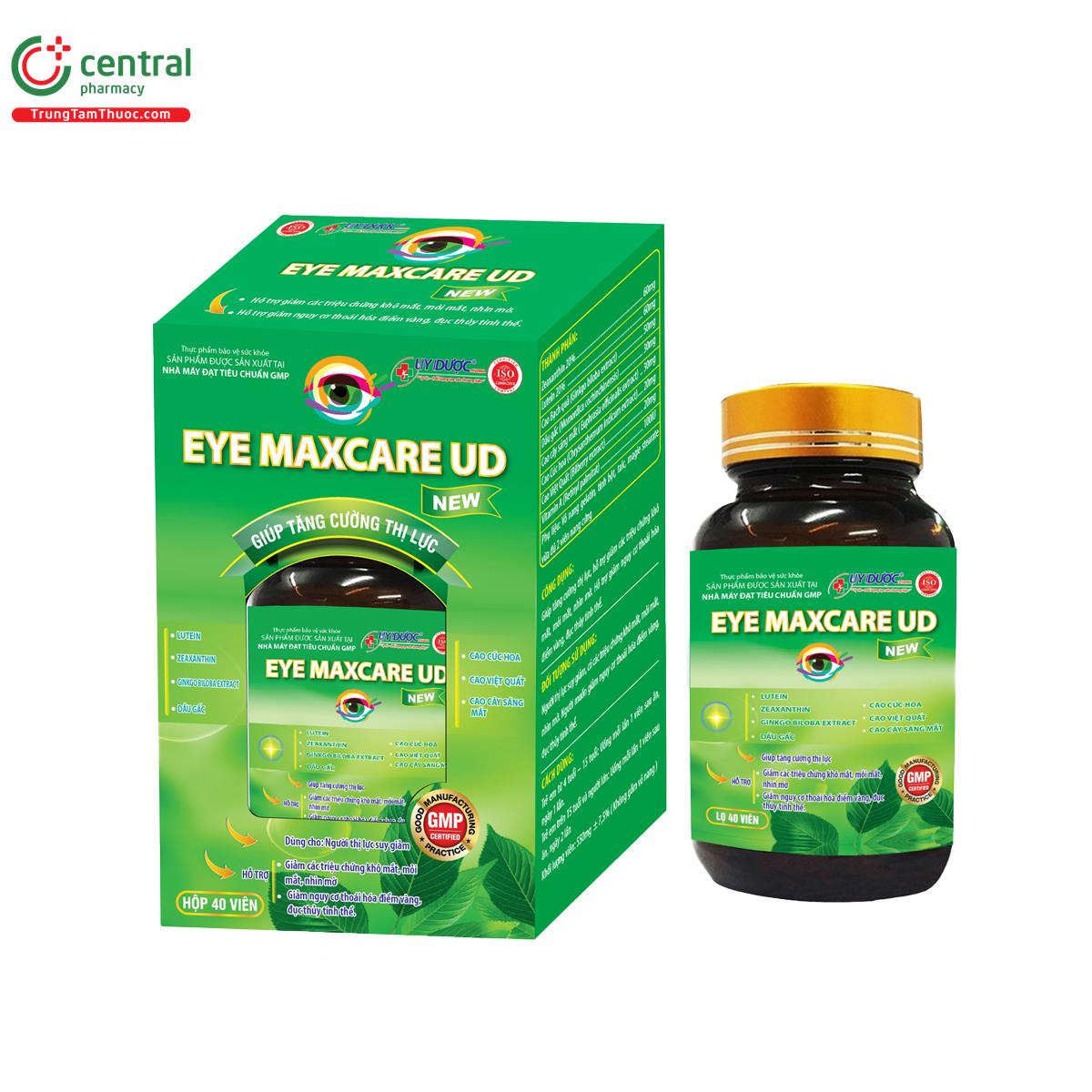 Eye Maxcare UD New tăng cường thị lực, giảm triệu chứng khô mỏi mắt