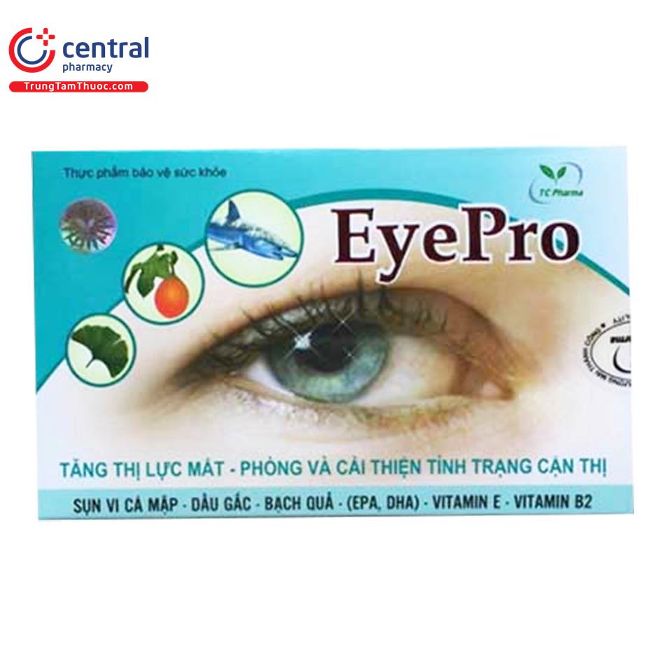 Thuốc bổ mắt Eye Pro tăng cường thị lực, giảm khô mắt, mỏi mắt