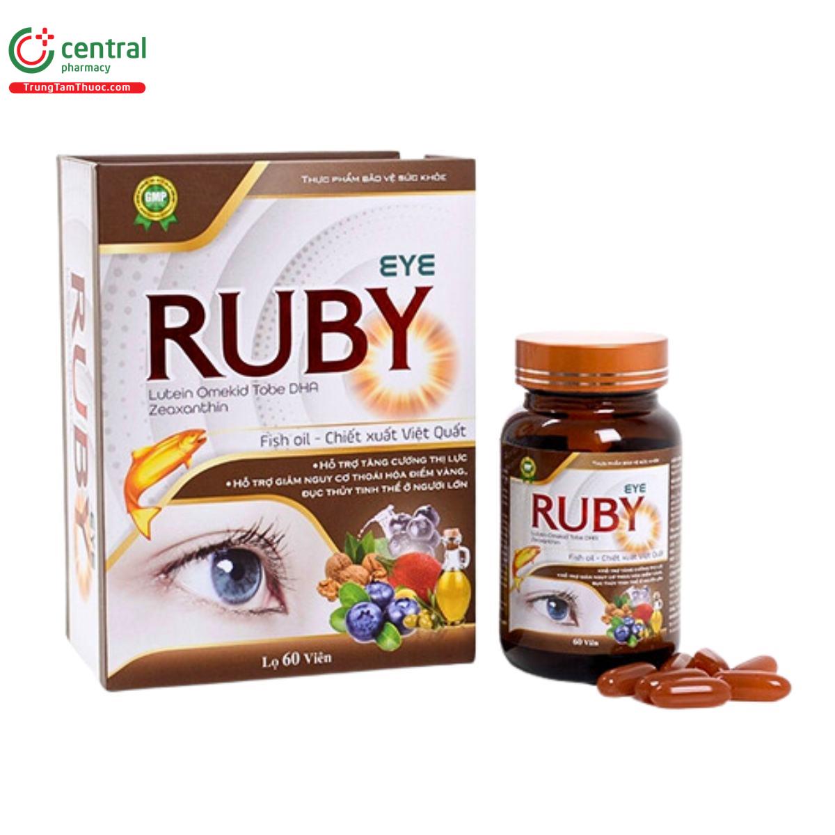Eye Ruby Lutein Omekid Tobe DHA Zeaxanthin giúp bổ mắt, tăng thị lực