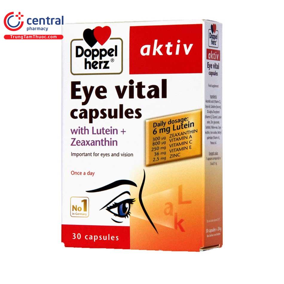 Thuốc Eye Vital Capsules: Cách dùng – liều dùng, lưu ý khi sử dụng