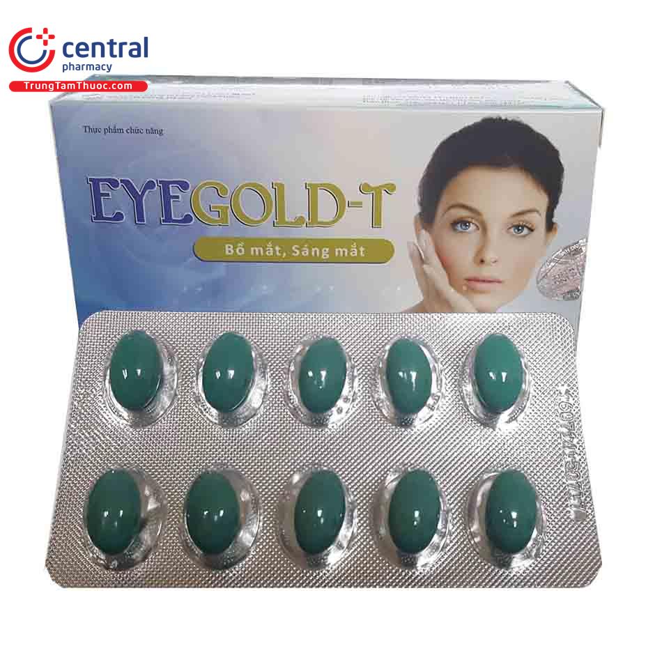 Thuốc EyeGold-T - Cải thiện thị lực cho đôi mắt sáng khỏe