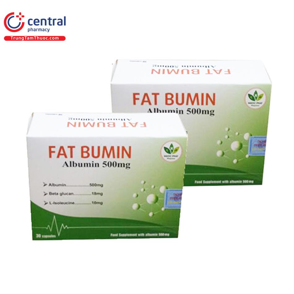 Thuốc FAT BUMIN giúp hỗ trợ tăng cường sức khỏe, giảm mệt mỏi
