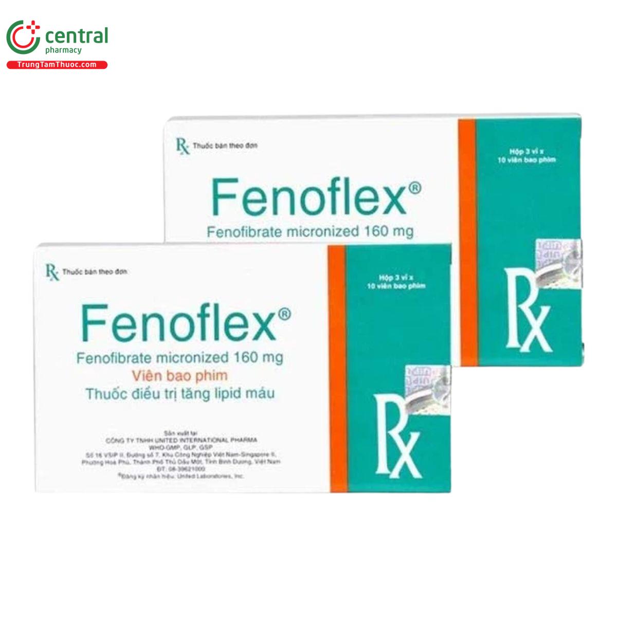Thuốc Fenoflex 160mg điều trị tăng lipid máu, giúp giảm LDL-cholesterol