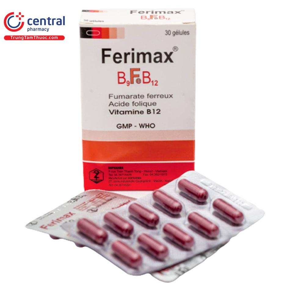 Thuốc Ferimax - Thuốc bổ sung vitamin và khoáng chất