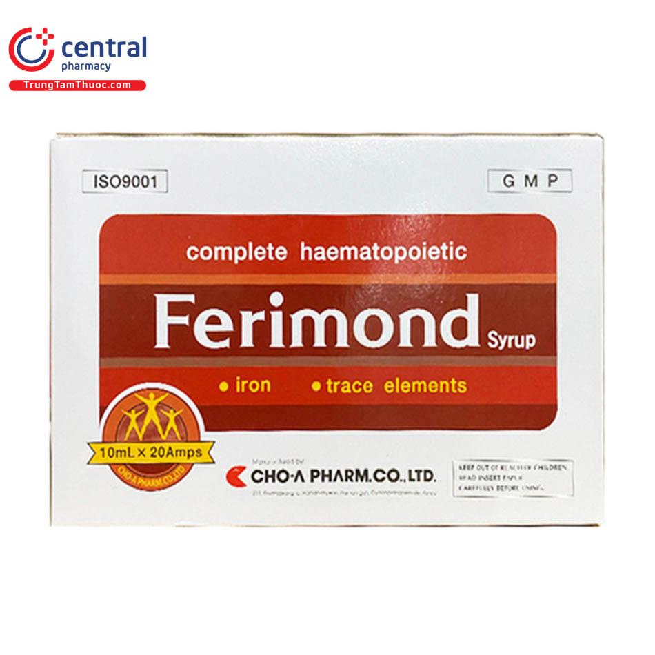 Thuốc Ferimond Syrup - Thuốc điều trị thiếu máu do thiếu sắt