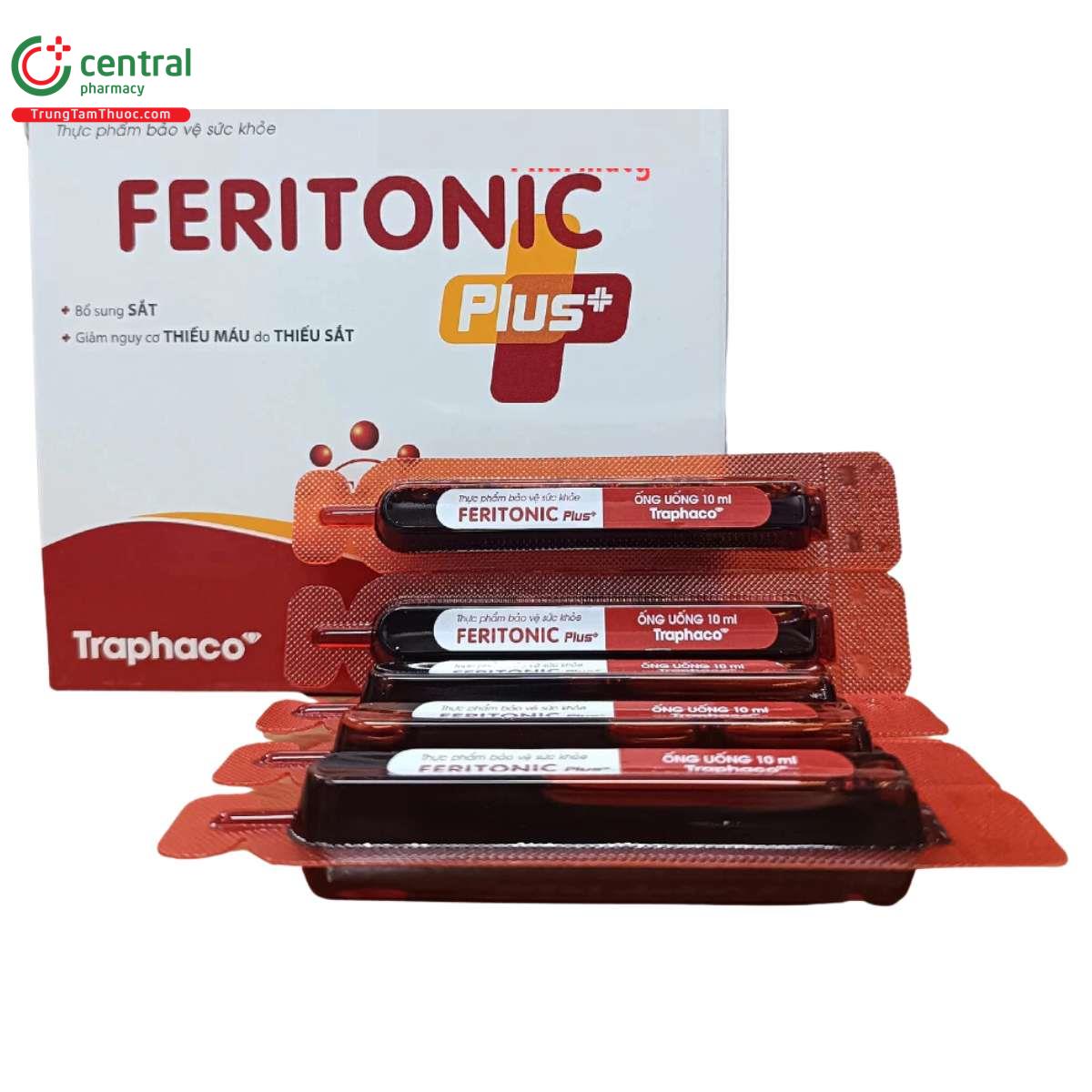 Thuốc Feritonic Plus+ Traphaco hỗ trợ điều trị thiếu máu do thiếu sắt
