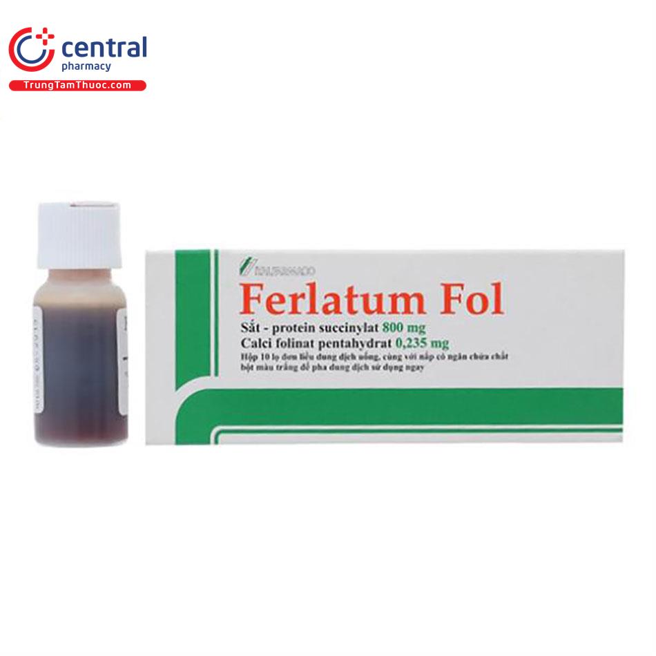 Thuốc Ferlatum Fol: tác dụng, chỉ định, liều dùng