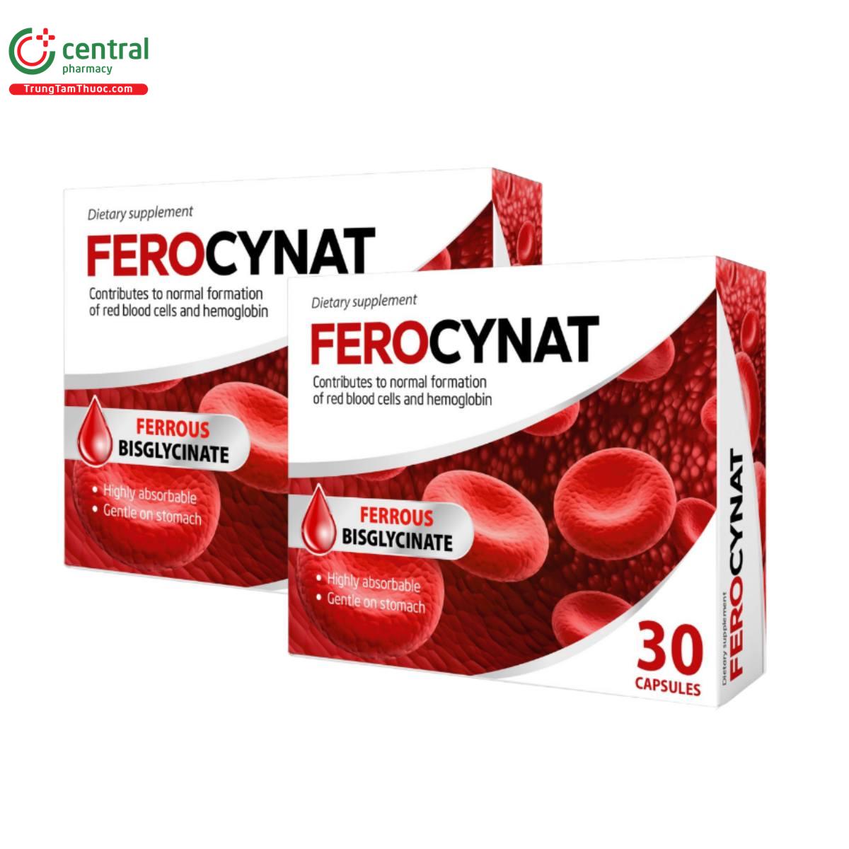 Ferocynat tăng cường hấp thu sắt, giảm thiếu máu thiếu sắt hiệu quả