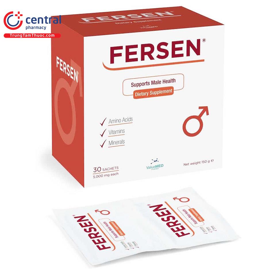 Thuốc Fersen hỗ trợ điều trị rối loạn cương dương, tăng cường sinh lý
