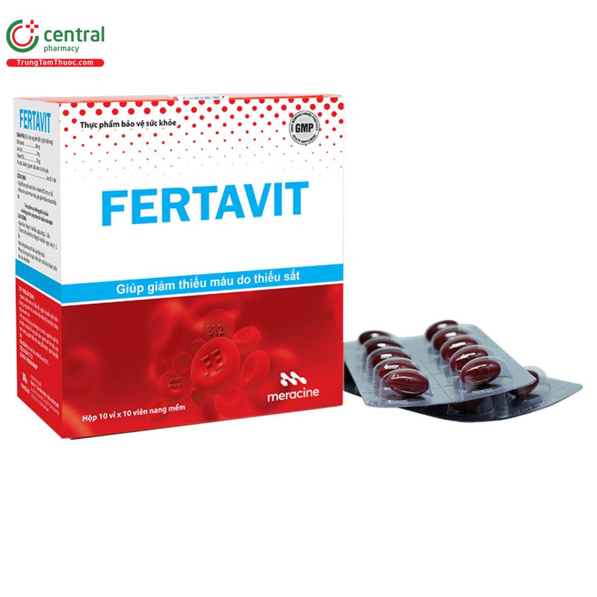 Thuốc Fertavit Việt Đức giúp bổ sung Sắt, acid folic, ngừa thiếu máu