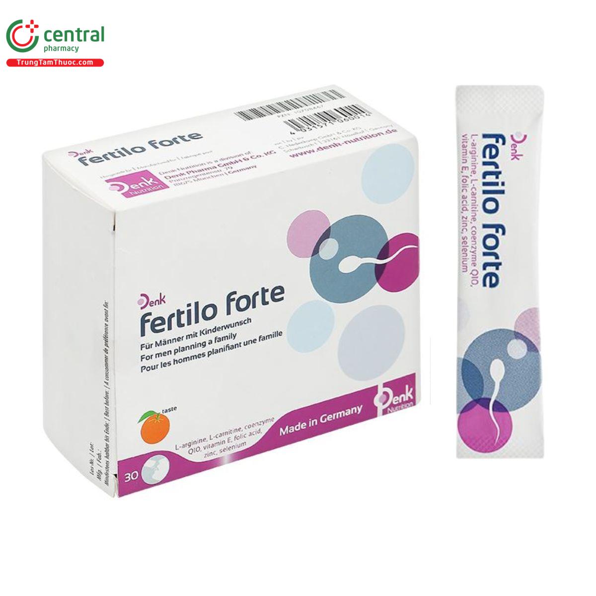 Fertilo Forte Denk hỗ trợ trong nâng cao sức khỏe cho đối tượng nam giới