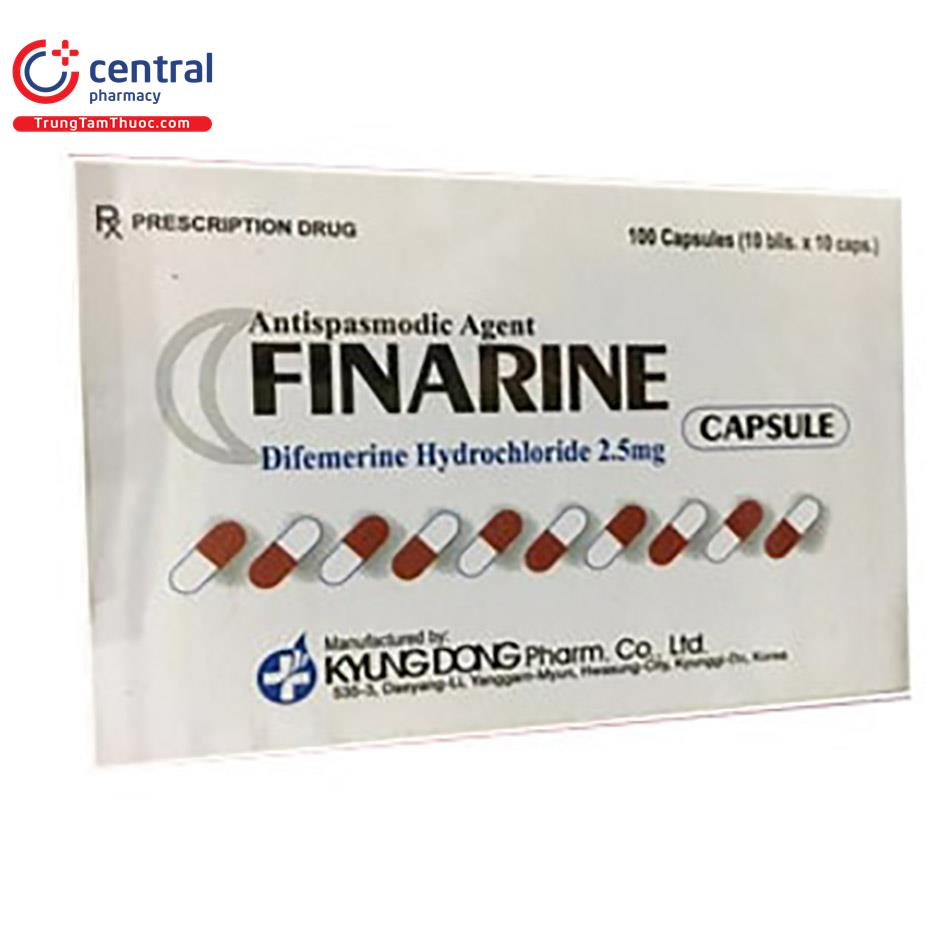 [CHÍNH HÃNG] Thuốc Finarine điều trị co thắt tá tràng, thực quản