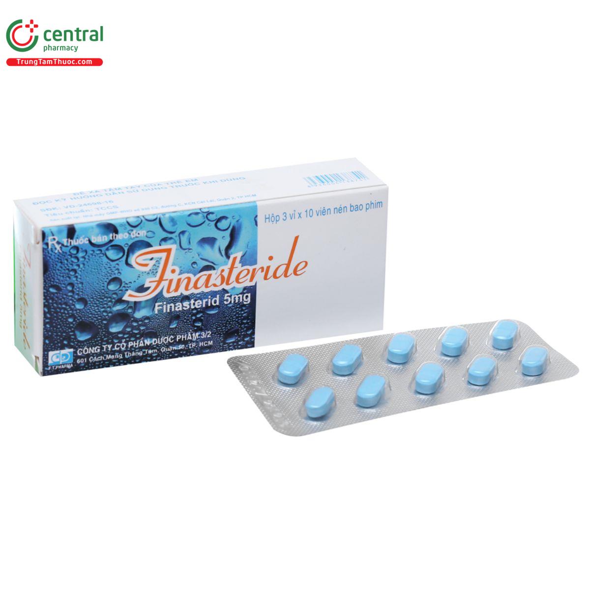 Thuốc Finasteride 5mg F.T Pharma Trị triệu chứng phì tuyến tiền liệt