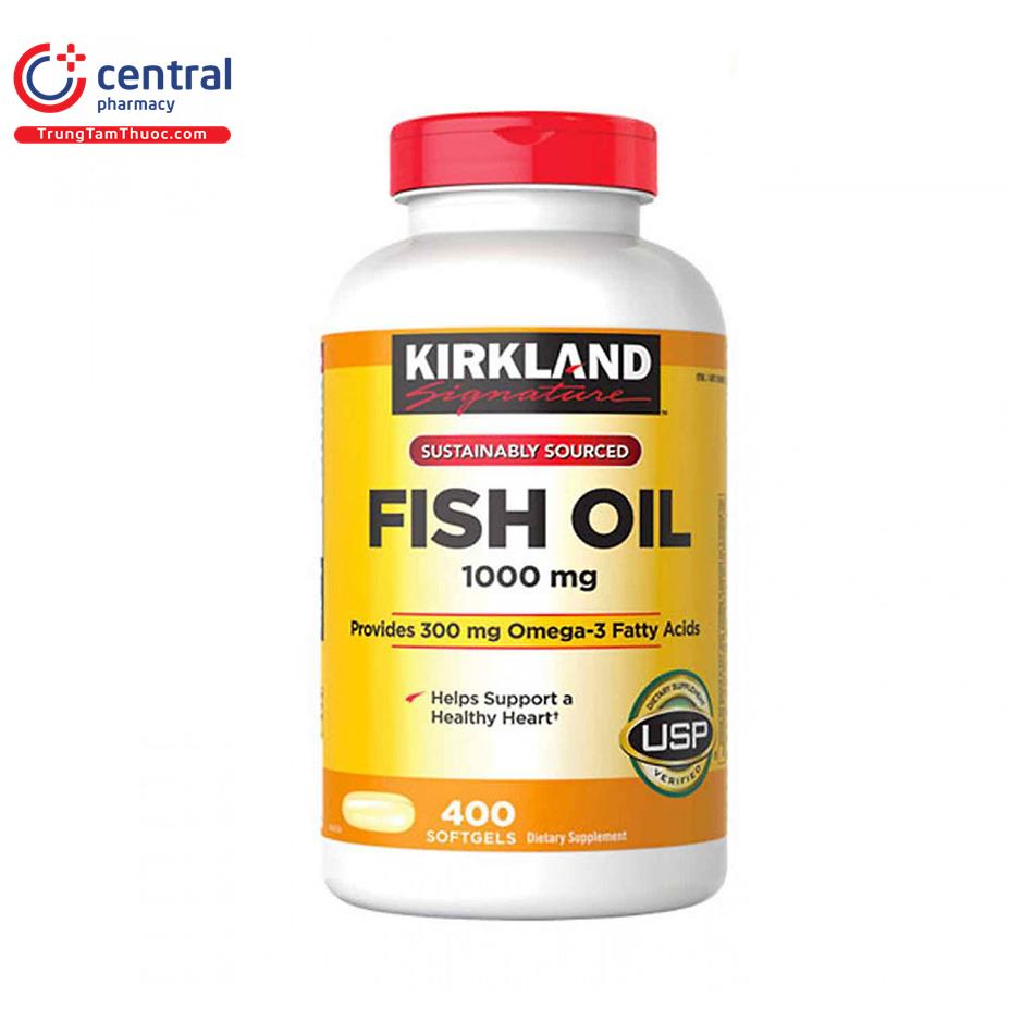 [CHÍNH HÃNG] Thuốc Fish oil 1000mg Kirkland Signature