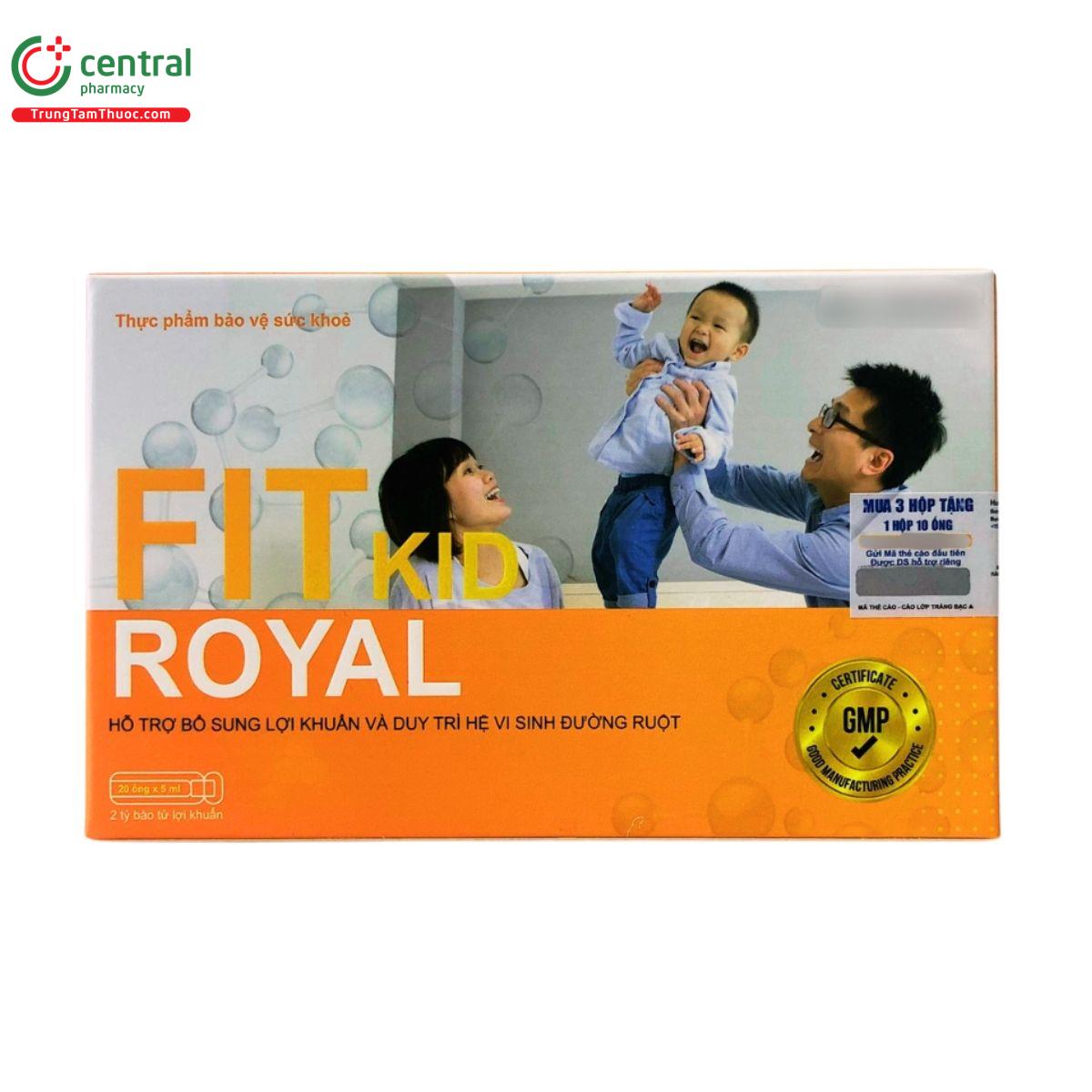 Fit Kid Royal bổ sung lợi khuẩn, hỗ trợ cân bằng hệ vi sinh đường ruột