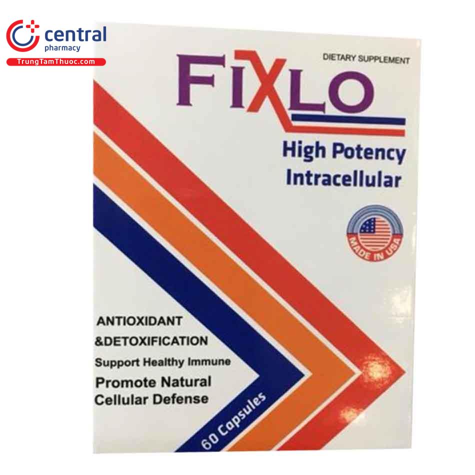 Thuốc Fixlo - bí quyết vàng chống oxi hóa, ngăn ngừa lão hóa da