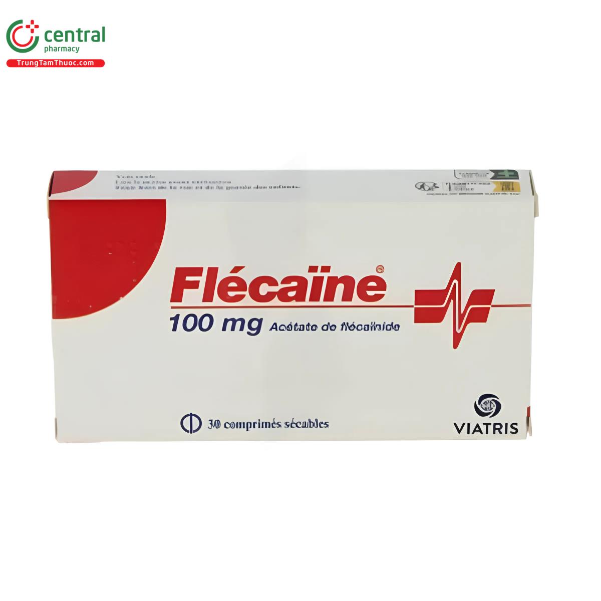 Thuốc Flecaine 100mg Viatris Pháp (Flecainid) điều trị rối loạn nhịp tim