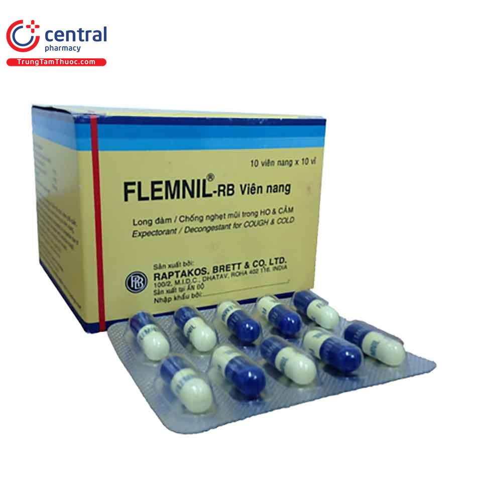 [CHÍNH HÃNG] Thuốc Flemnil-RB điều trị ho lâu ngày không khỏi