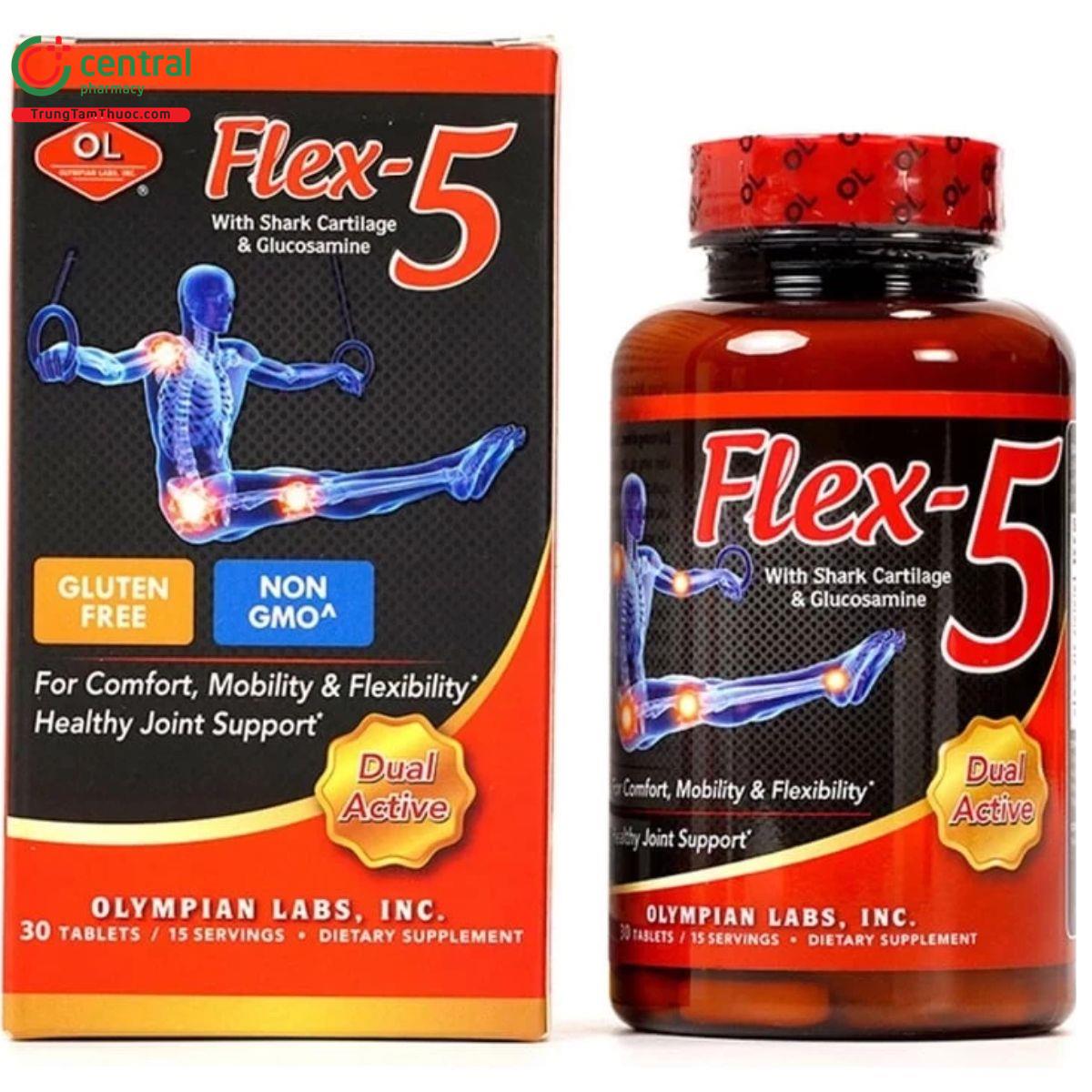 Thuốc Flex-5 Olympian Labs - hỗ trợ sức khỏe xương khớp chắc khỏe