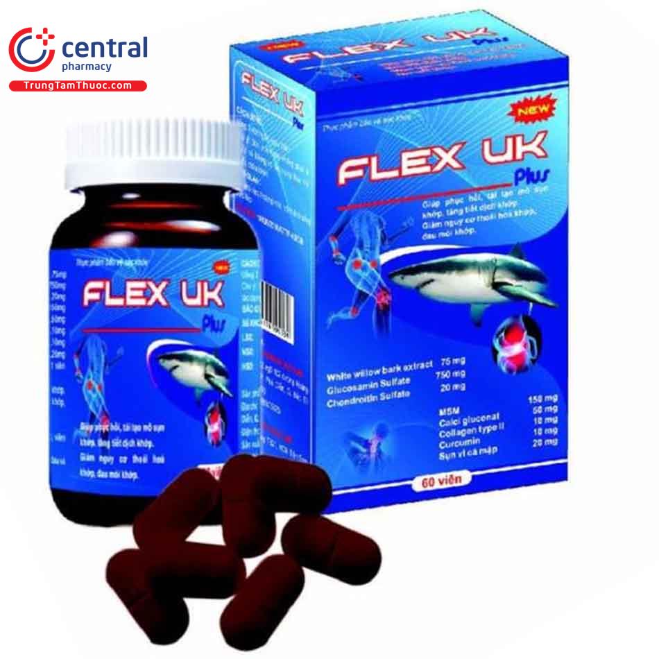 [CHÍNH HÃNG] Thuốc FLEX UK Plus phục hồi, tái tạo sụn khớp