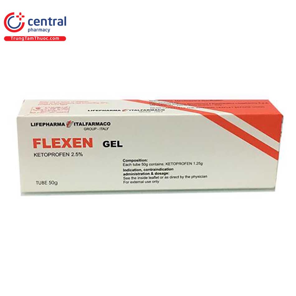 Thuốc Flexen gel - Thuốc giảm đau do cơ, gân, khớp, chấn thương
