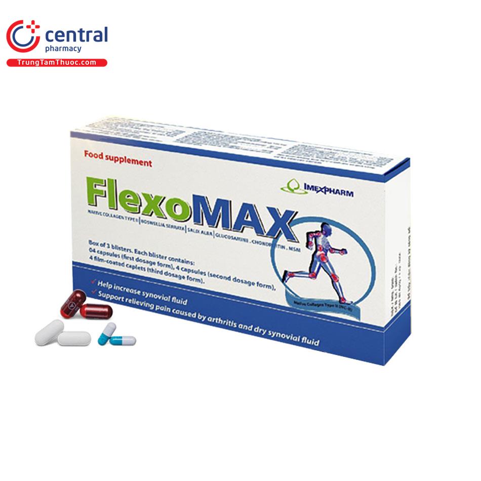FlexoMax Imexpharm giảm đau xương khớp hiệu quả. Cách dùng FlexoMax