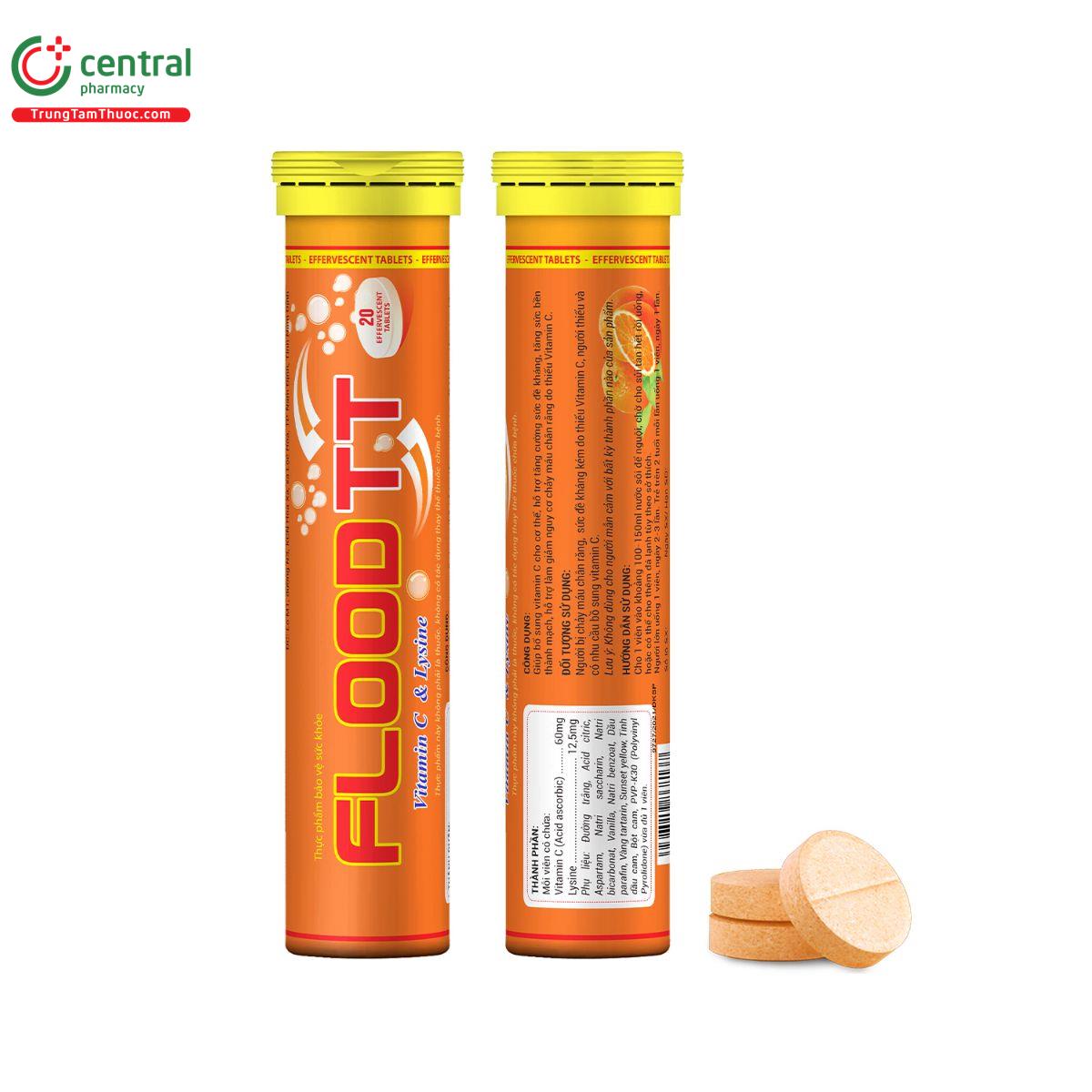 Thuốc Flood TT Trường Thọ - Bổ sung vitamin C tăng đề kháng và sức bền
