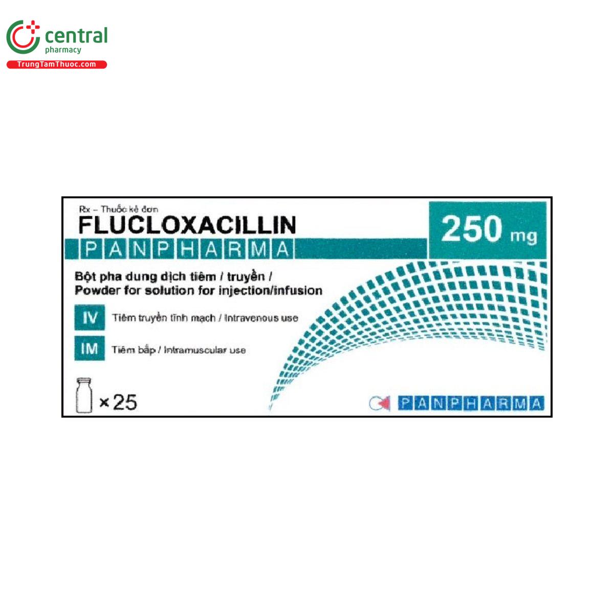Thuốc Flucloxacillin Panpharma 250mg điều trị nhiễm khuẩn Gram dương
