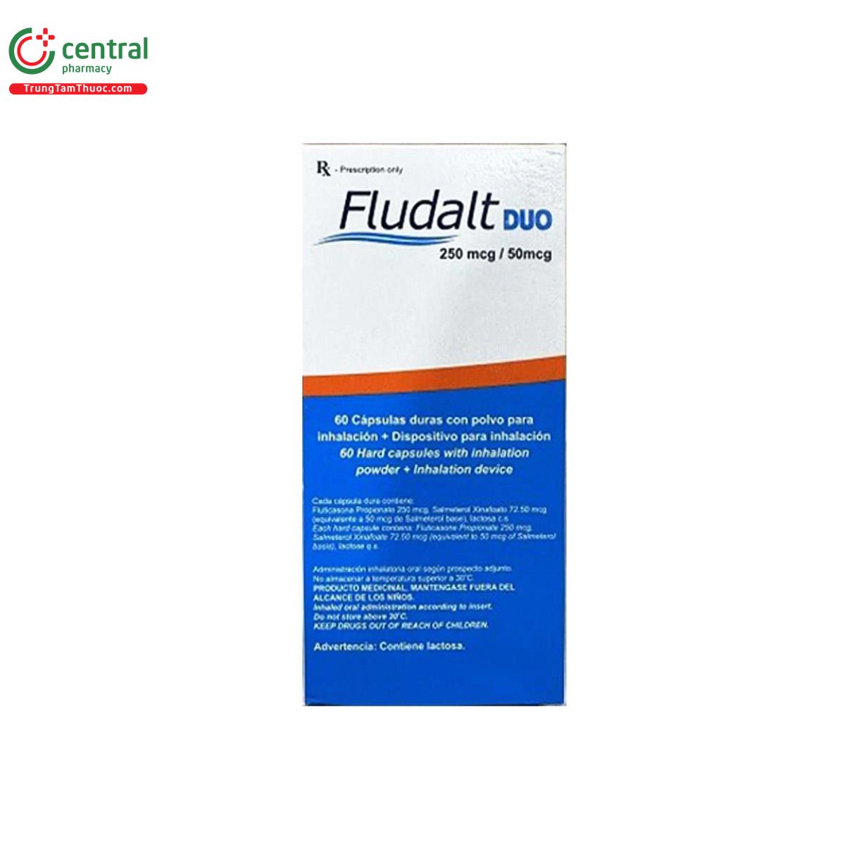 Thuốc Fludalt Duo 250mcg/50mcg - Điều trị hen phế quản