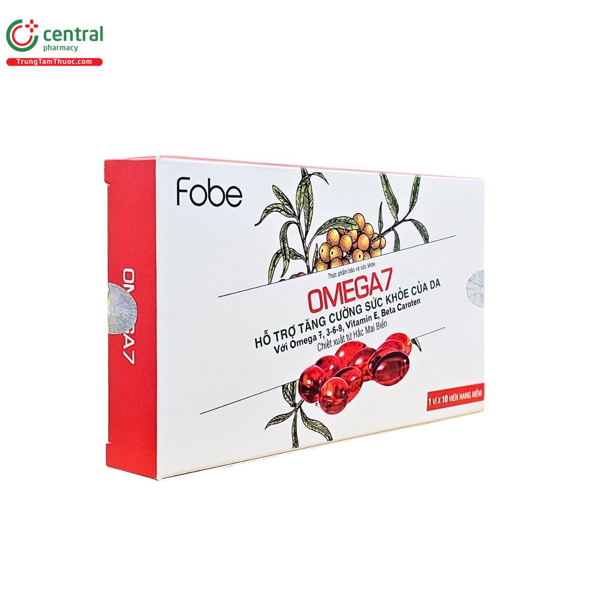 Fobe Omega7 - Hỗ trợ cải thiện sức khỏe làn da và thị lực