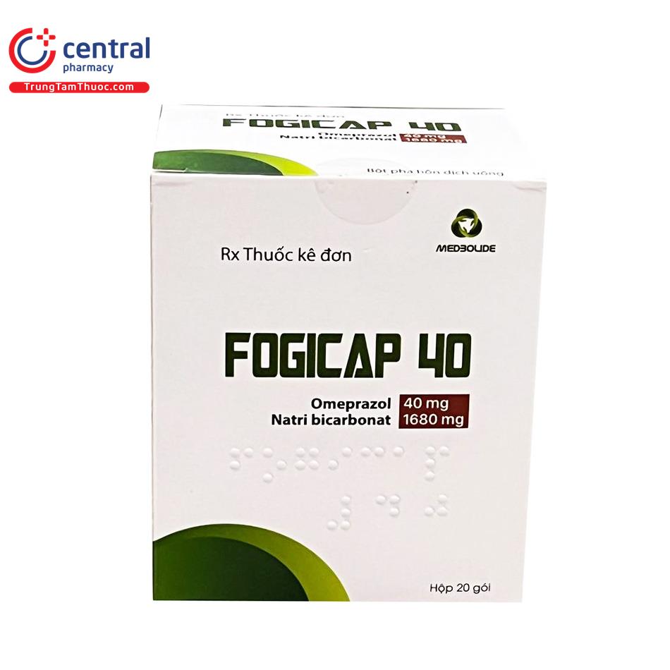 [CHÍNH HÃNG] Thuốc Fogicap 40 điều trị viêm loét đường tiêu hóa
