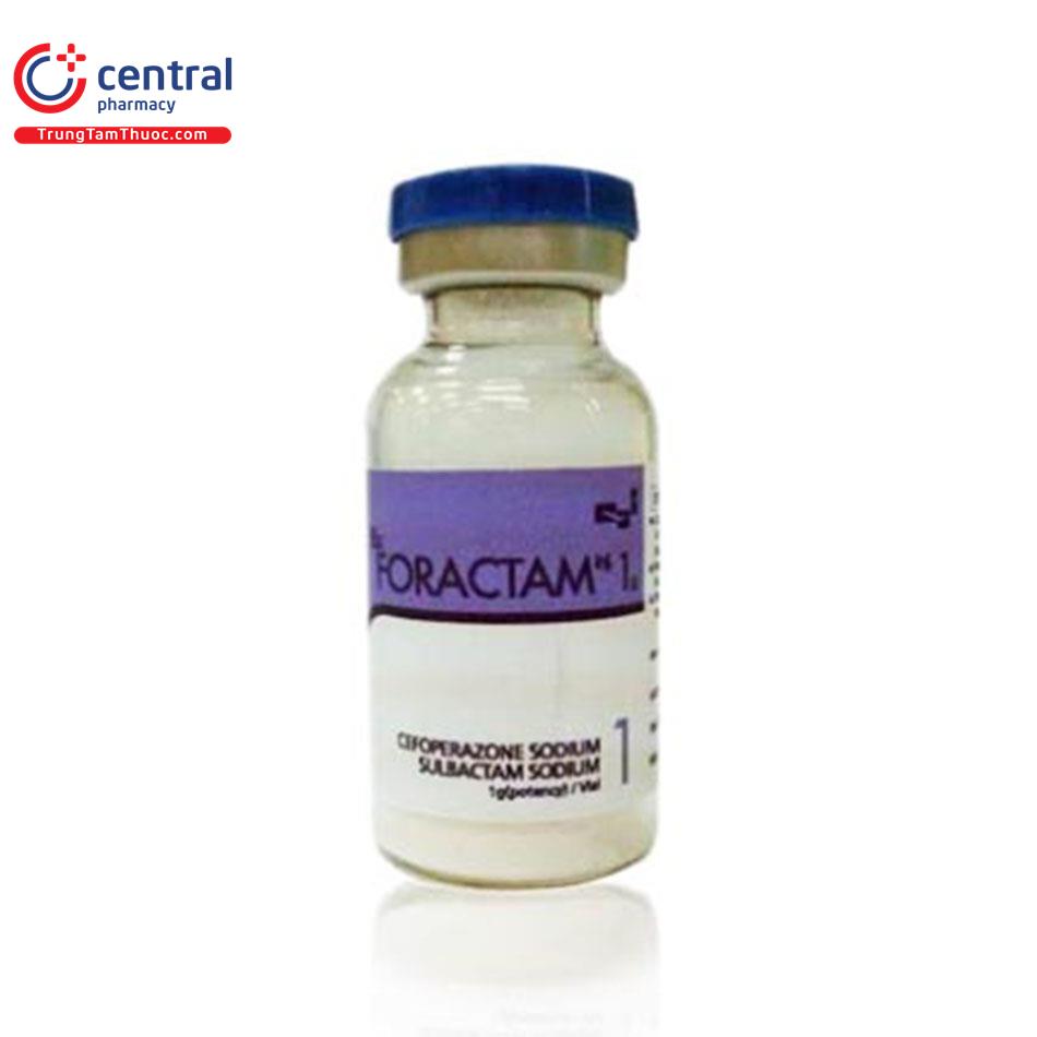 Thuốc kháng sinh Foractam Inj 1g: Chỉ định, liều dùng, lưu ý sử dụng