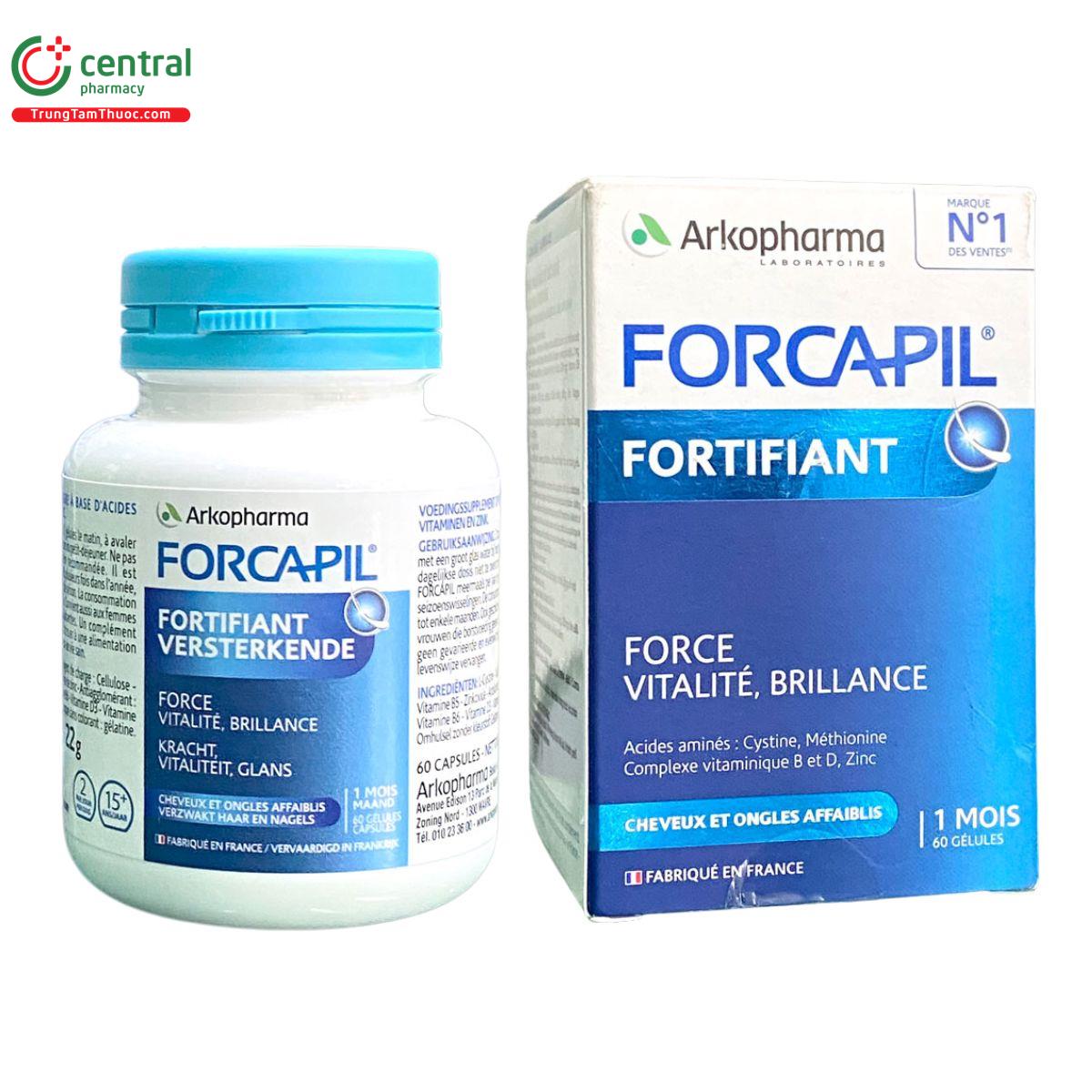Thuốc Forcapil Fortifiant - Viên uống hỗ trợ ngăn ngừa rụng tóc, gãy