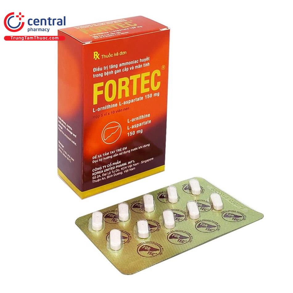 [CHÍNH HÃNG] Thuốc Fortec 150mg điều trị tăng amoniac