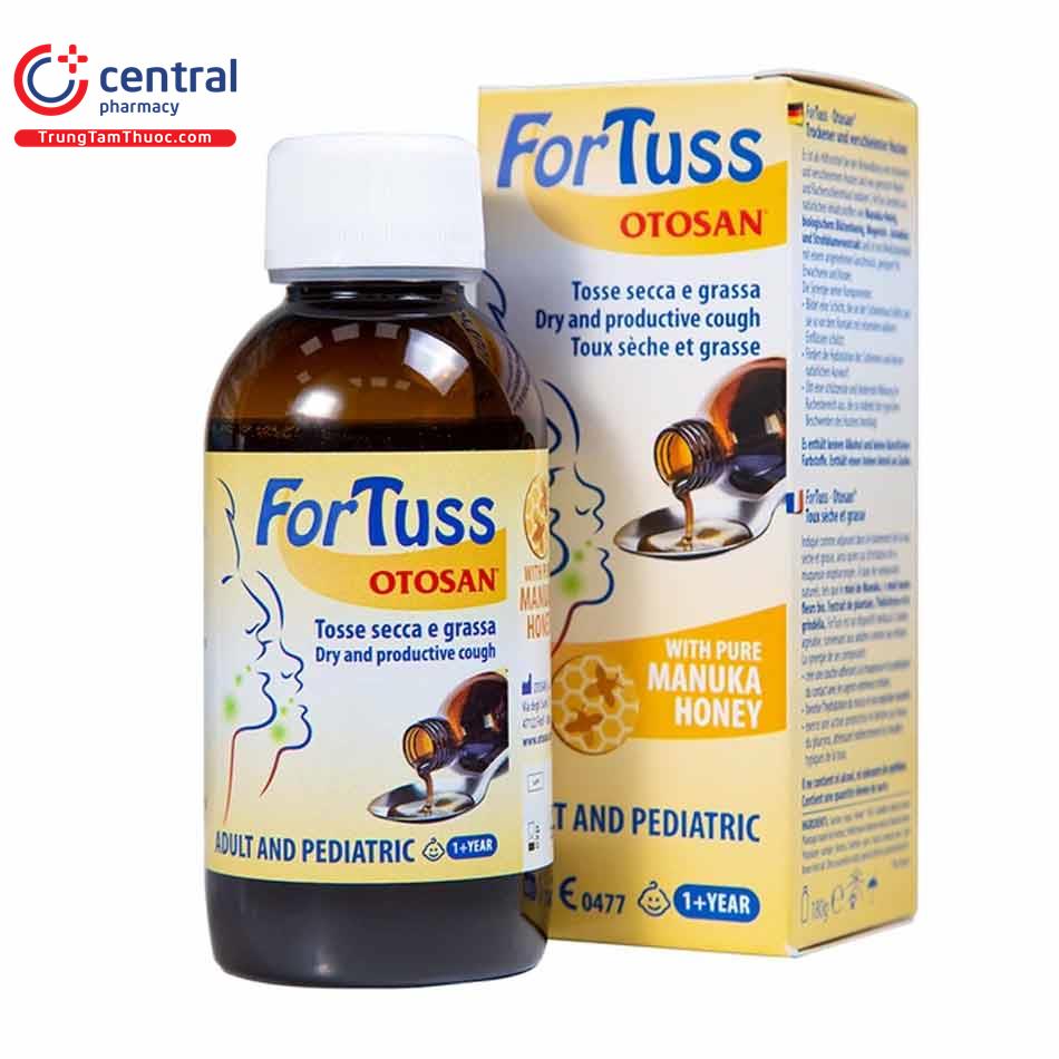 [CHÍNH HÃNG] Fortuss Otosan Cough Syrup làm dịu cơn ho