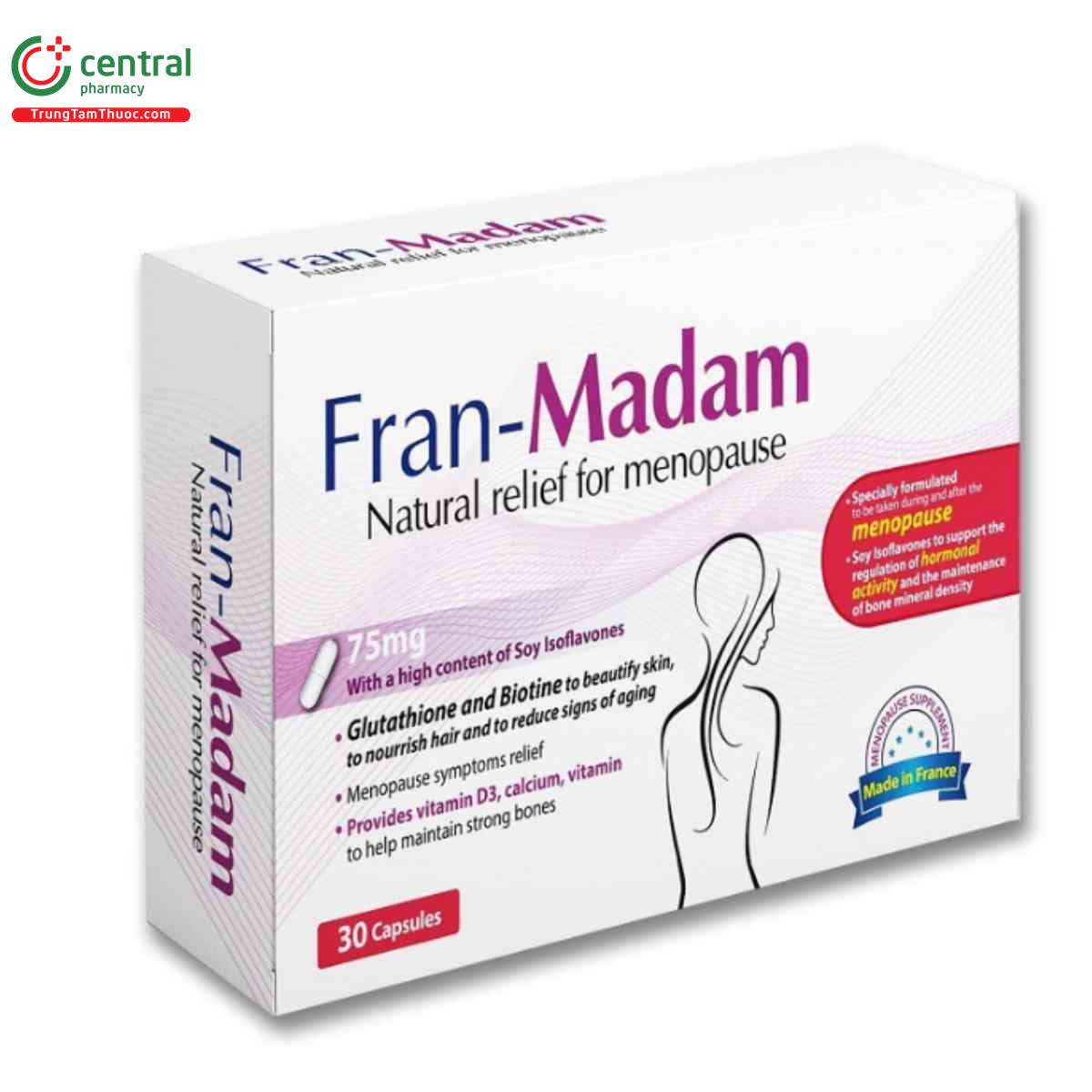 Thuốc Fran-Madam cải thiện rối loạn nội tiết nữ thời kỳ mãn kinh