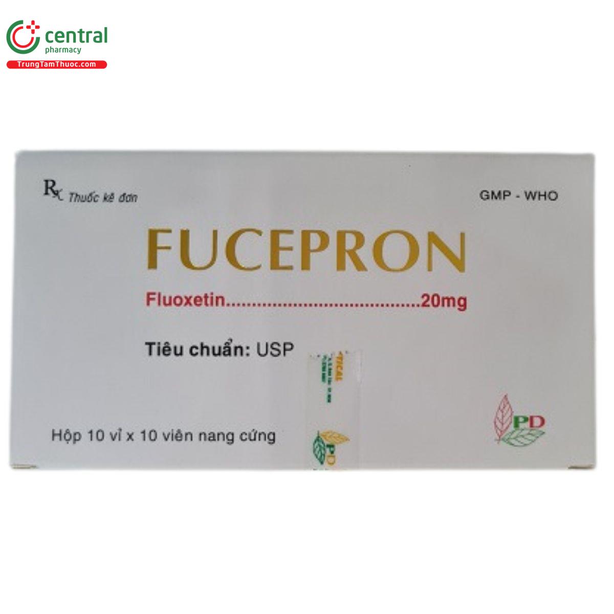 Thuốc Fucepron 20mg chỉ định điều trị bệnh trầm cảm, rối loạn ám ảnh
