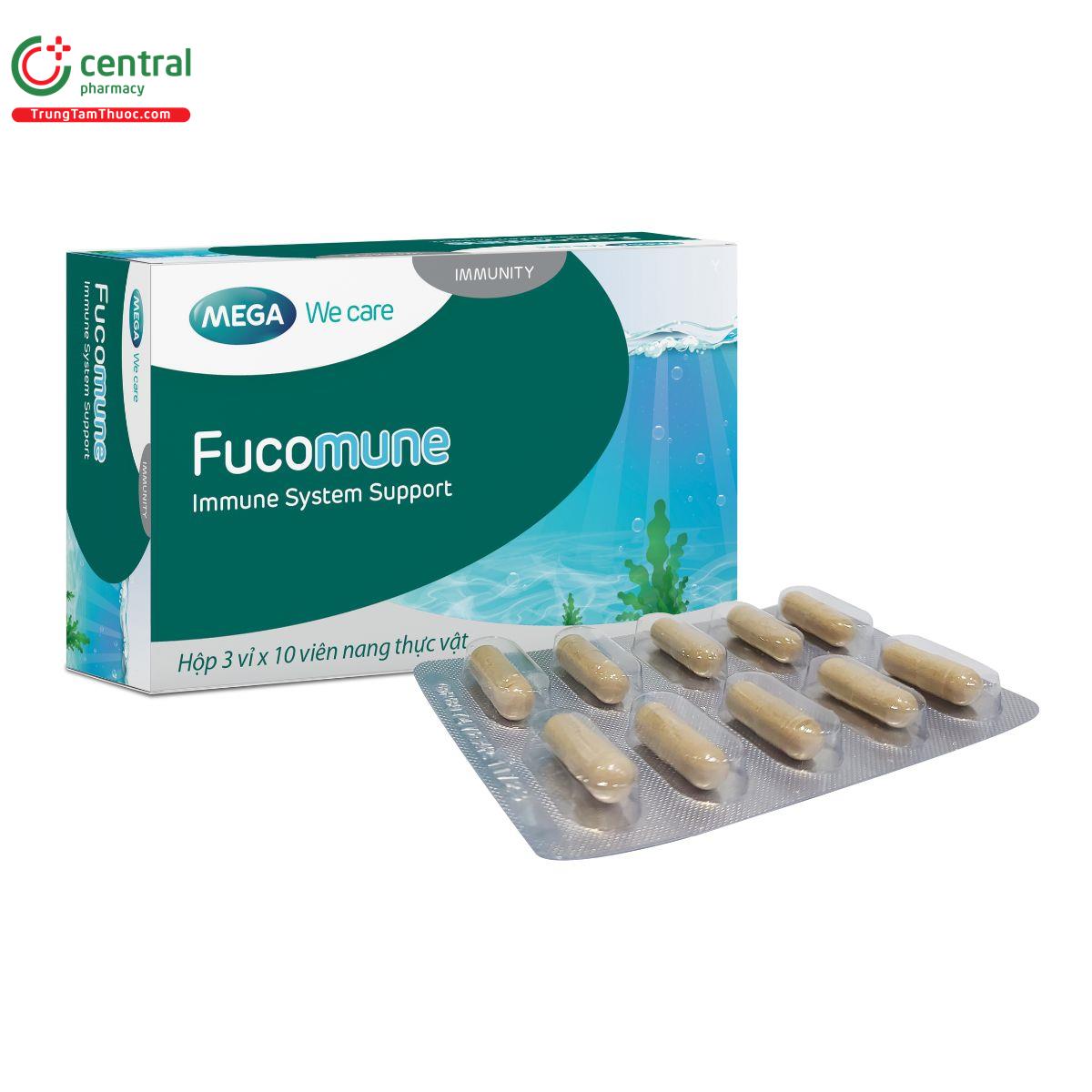 Thuốc Fucomune hỗ trợ chống oxy hóa, giúp tăng cường sức đề kháng