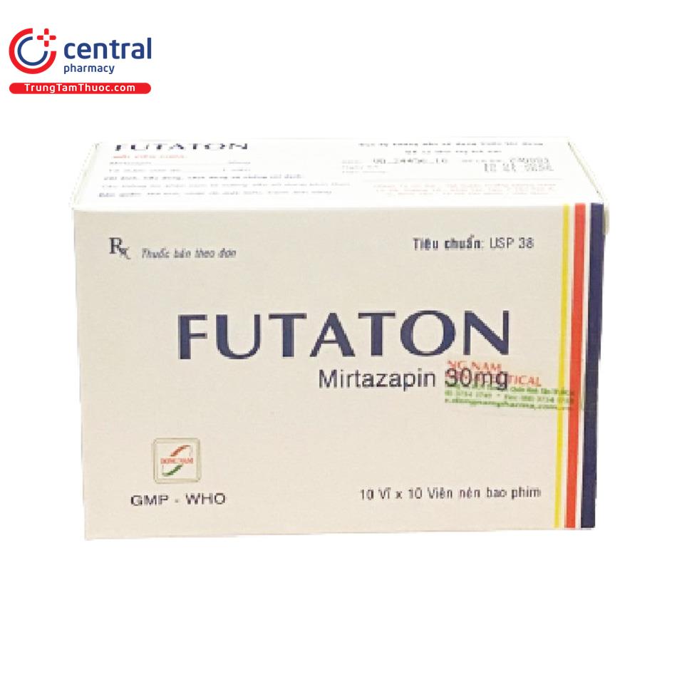 [CHÍNH HÃNG] Thuốc Futaton 30mg điều trị trầm cảm vừa và nặng